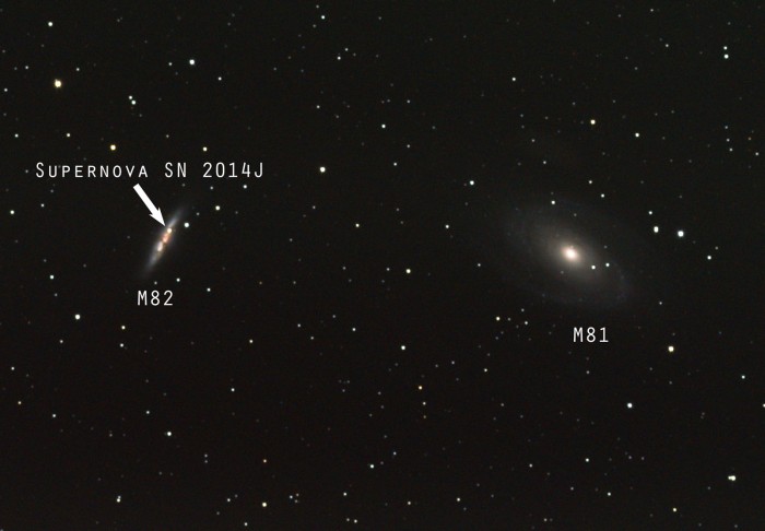 Supernova in M82! - Philipp Salzgeber photography